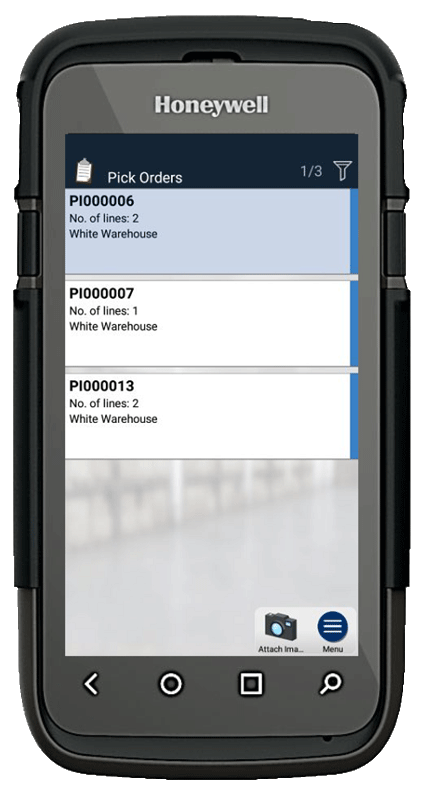 Optimized Picking Process | Mobile WMS BC/NAV Features