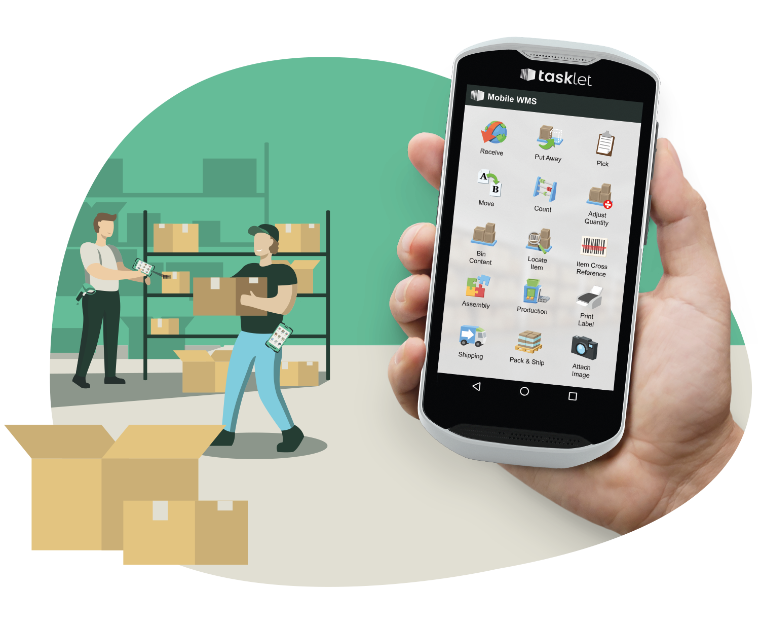 Mobile WMS für Microsoft Dynamics ERP | Tasklet