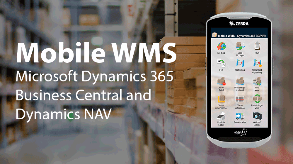 Brugervenlig WMS-løsning til Microsoft Dynamics 365 BC/NAV