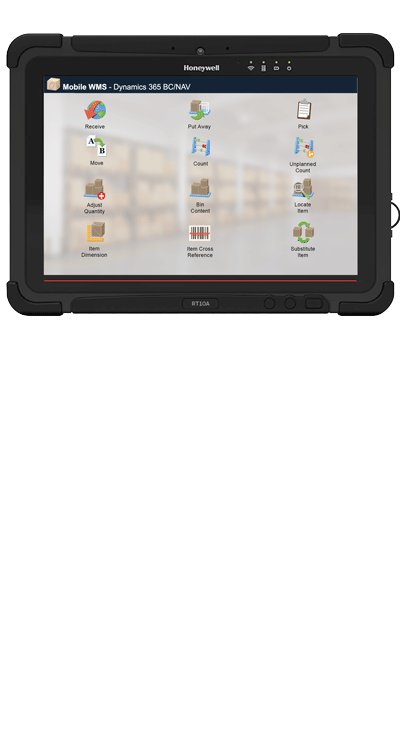 RT10 - Mobile Computer from Honeywell for Mobile WMS
