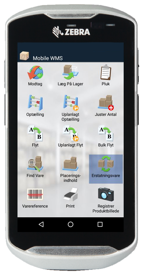 Find en erstatningsvare med Mobile WMS | MS Dynamics 365 BC / NAV