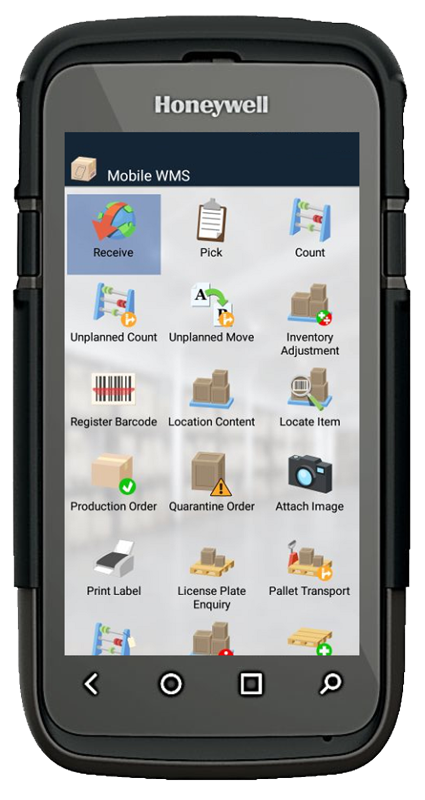 Register Received Items | Mobile WMS FO/AX Features