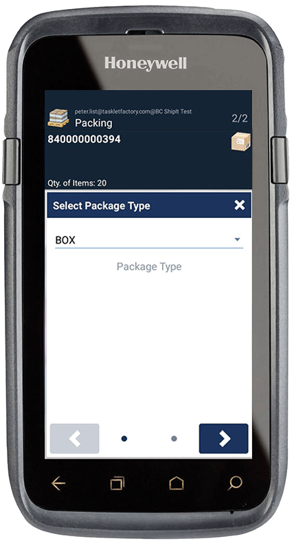 Pack And Ship Mobile Wms Bc Nav Features