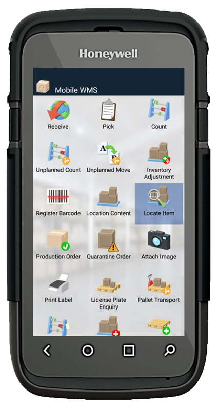 Locate Item and See Quantity | Mobile WMS FO/AX Features