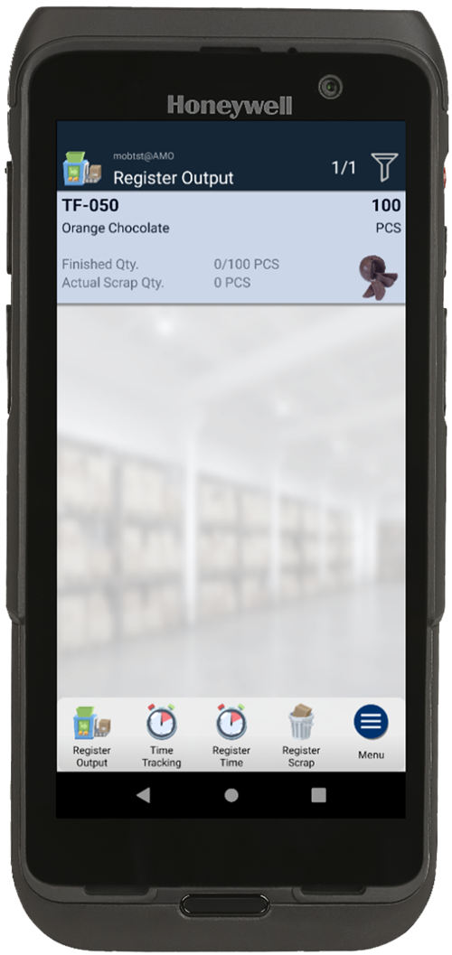 Production Module | Mobile WMS BC/NAV Features