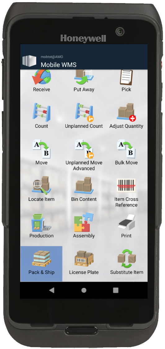 Pack & Ship | Mobile WMS BC/NAV Features
