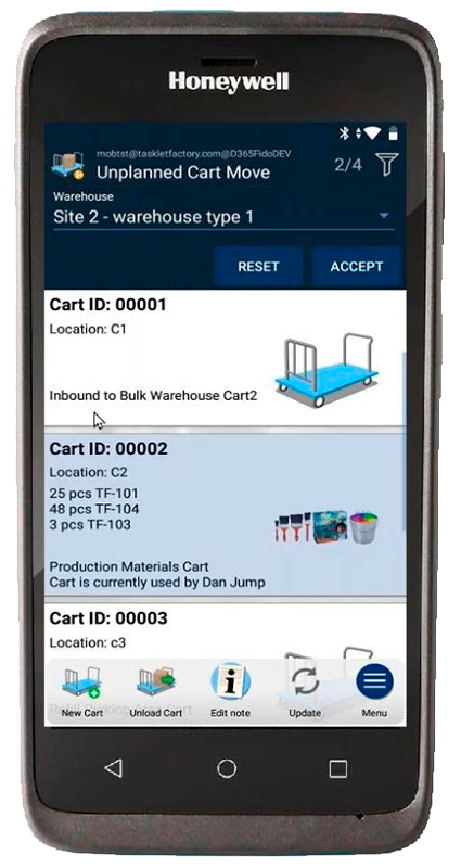 New Release | Mobile WMS for Dynamics FO/AX | Tasklet